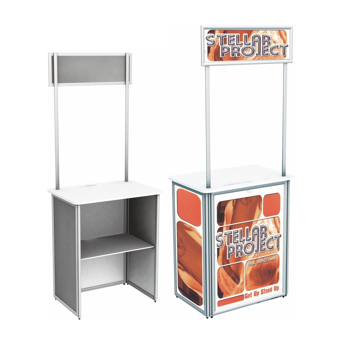 Folding Counter with Snap Frames & Header – SnapeZo.Utility